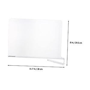 Parliky 2pcs Wardrobe Partition Drawer Dividers Shelf Separator Clear Clothes Organizer Book Dividers for Shelves Shelf Divider Clear Closet Organizer Drawer Separators Transparent Acrylic