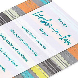 American Greetings Birthday Card for Brother-In-Law (Feeling Proud)