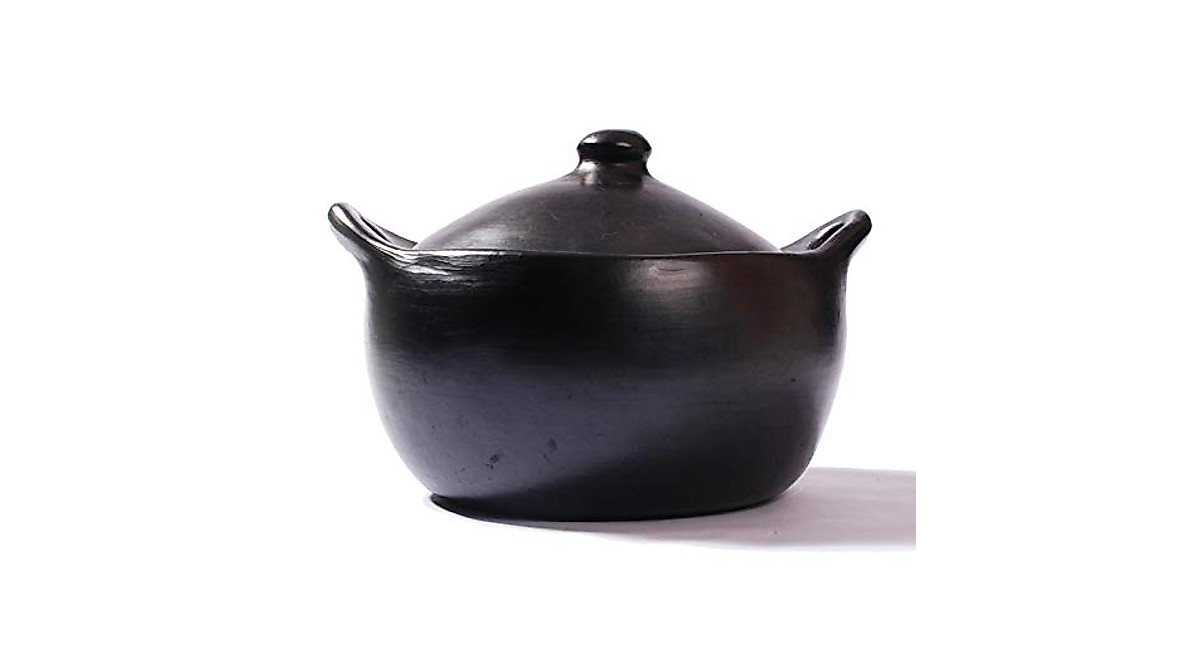 Ancient Cookware 6qt Chamba Clay Stew Pot