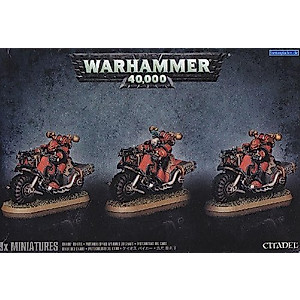 Games Workshop - Warhammer 40,000 - Chaos Space Marines Bikers
