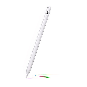 iPad Pencil 2nd Generation, Stylus Pen for iPad, Same as Apple Pencil 2nd Generation, Smart Pencil Compatible with 2024 Apple iPad 6/7/8/9/10 iPad Air 3/4/5 iPad Pro 11/12.9 Inch iPad Mini 5/6(White)
