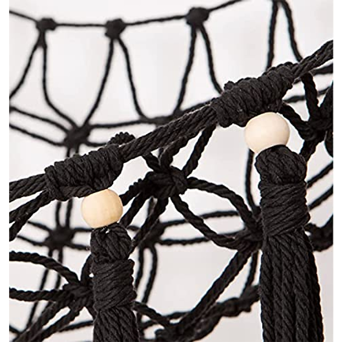 IYOG Stuffed Animal Net or Hammock (41inx41inx52in) - Stuffed Animal Holder - Stuffed Animal Storage -Toy Hammock for Stuffed Animals -Stuffed Animal Hammock(Black)