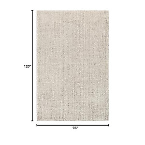 Mark&Day Area Rugs, 8x10 Giles Modern Medium Gray Area Rug, Grey Cream Carpet for Living Room, Bedroom or Kitchen (8' x 10')