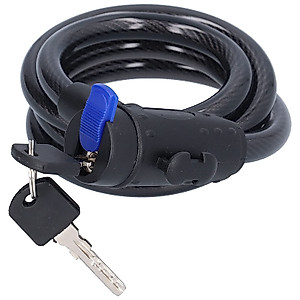 HERCHR 4 Feet Bike Chain Locks Bike Locks Anti Theft Bicycle Chain Lock with 2 Keys Lock Chain Scooter Lock for Bike, Motorcycle, Bicycle, Door, Gate, Fence, Grill Bike Lock Cable