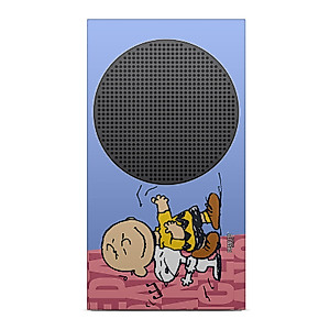 Head Case Designs Officially Licensed Peanuts Snoopy & Charlie Brown Character Graphics Vinyl Sticker Gaming Skin Decal Cover Compatible With Xbox Series S Console