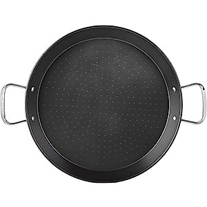 Cuisinart ASP-38CR 15-Inch Paella Pan With Lid, Red