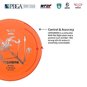 yikundiscs Yikun PDGA Approved Mid Range Disc Golf 165-175g Understable Mid-Range Dick Golf for Outdoor Games and Competition[Dics Shade Color May Vary] (Orange)