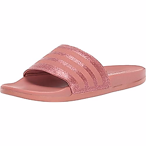 adidas Women's Adilette Comfort Slides, Raw Pink/Raw Pink/Raw Pink, 9