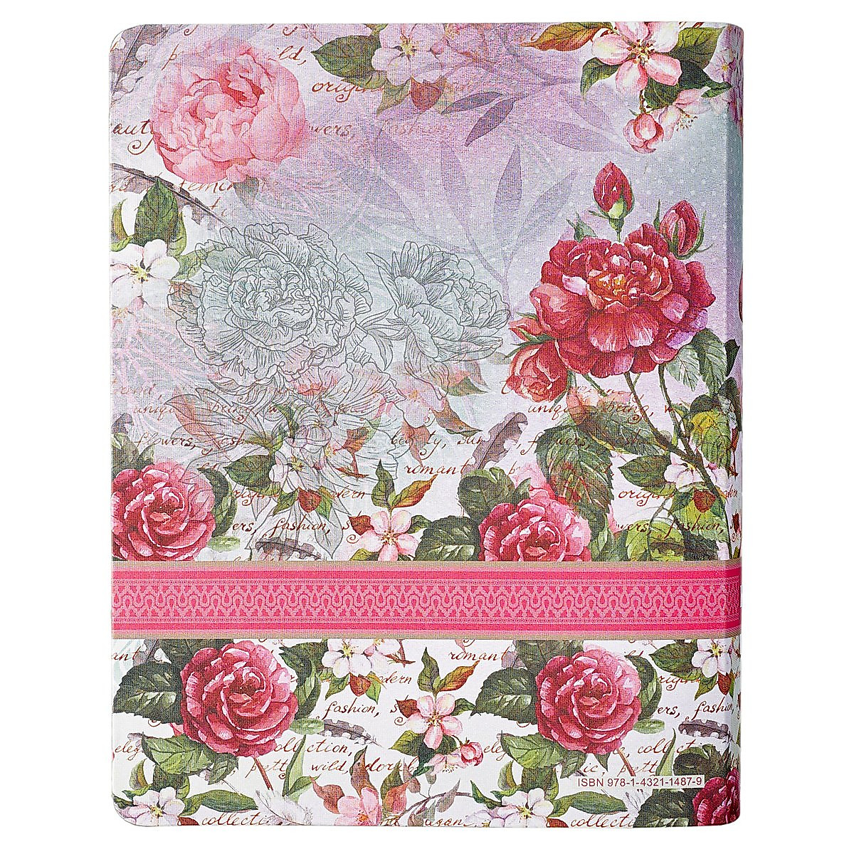KJV Holy Bible, My Creative Bible, Faux Leather Flexcover - Ribbon Marker, King James Version, Pink Floral