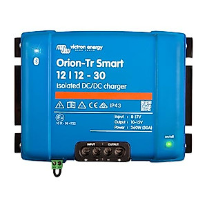 Victron Energy Orion-Tr Smart 12/12-Volt 30 amp 360-Watt DC-DC Charger Isolated (Bluetooth)