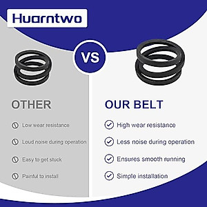 Huarntwo 754-04195 954-04195A Auger Drive Belt for MTD Troy Bilt Cub Cadet Snow Thrower(1/2" x 37")