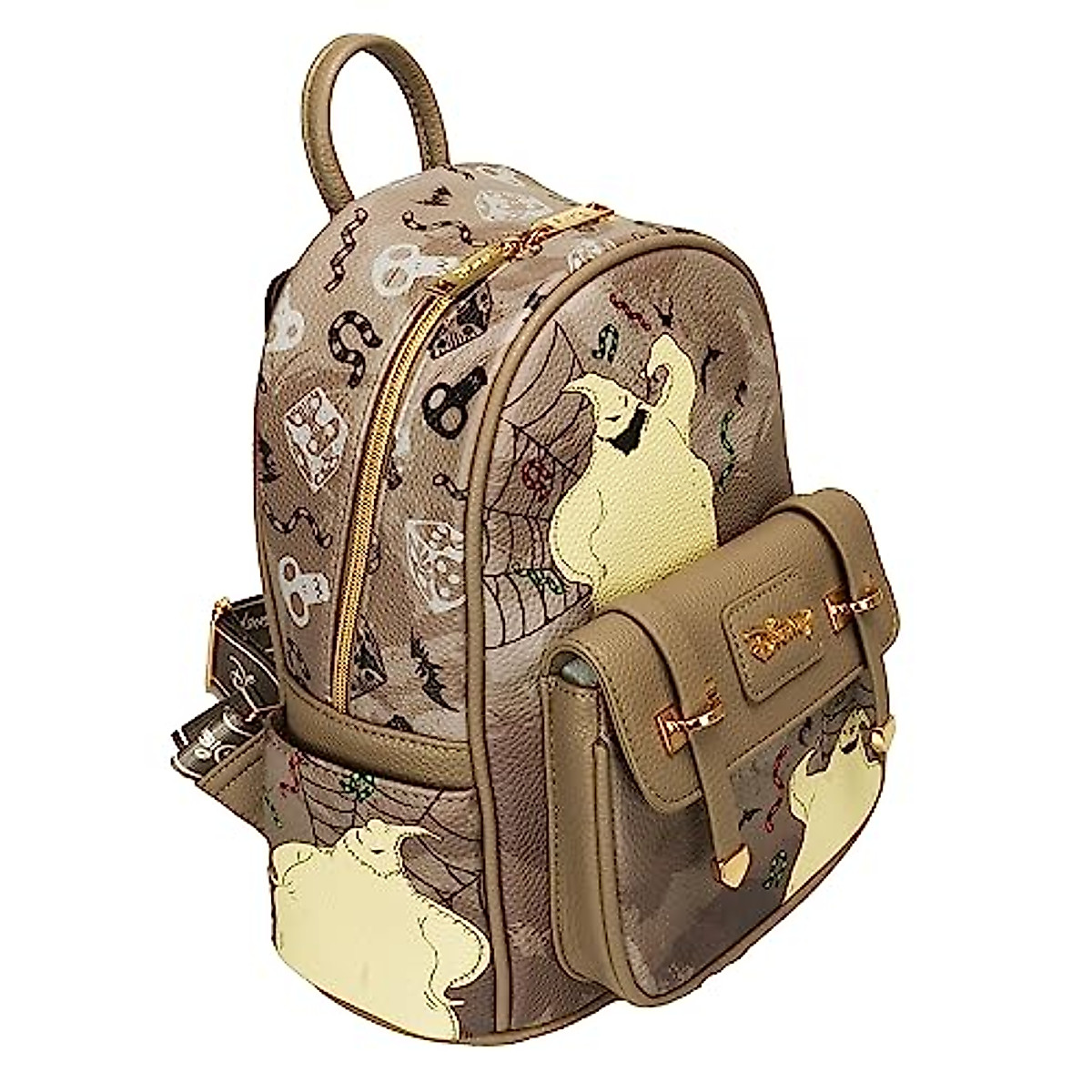 Wondapop Nightmare Before Christmas: Oogie Boogie 11" Vegan Leather Fashion Mini Backpack