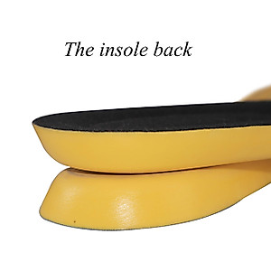 Wnnideo Thick Memory Foam Shoes Insert with Arch Support - Premium Cushioning Orthopedic Shoe Insoles for Heel Pain & Plantar Fasciitis, Running, Hiking, Working Men & Women (Black 11)