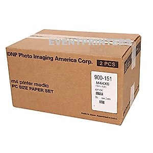 DNP M4 4X6 Printer Media (800 Prints). for use with DNP M4, M3, Altech ADS Megapixel III Citizen Systems CV01-H01 Printers. Comes with Samples of Our Photo folders! (Eventprinters Brand).