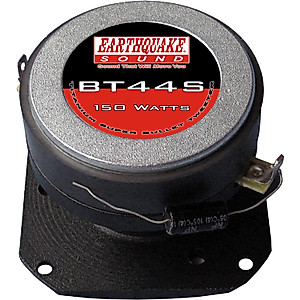 EARTHQUAKE Sound BT44S Car/Pro Audio 3.5-inch Titanium Dome Super Bullet Tweeter, 1" Voice Coil, 150W MAX, Black, Grey, Red