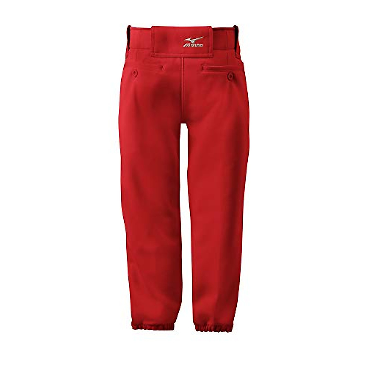 Mizuno Girls Youth Belted Low Rise Fastpitch Softball Pant, , Youth X-Large,Red