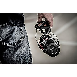 3M Pro-Protect + Gel Cushions Electronic Hearing Protector with Bluetooth Wireless Technology, NRR 26 dB, Black, Medium