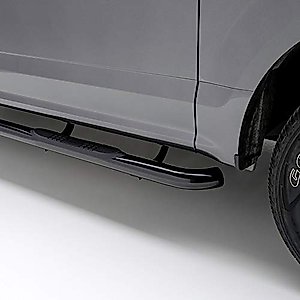 ARIES 200112 3-Inch Round Black Steel Nerf Bars, No-Drill, Select Land Rover LR3