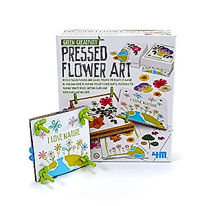 4M Green Creativity Pressed Flower Art Kit, Recycle Flowers Art & Crafts DIY Kit, For Boys & Girls Ages 5+
