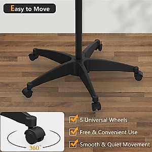 Yumkfoi Steel Braiding Hair Rack – Adjustable Height, 168 Pegs Hair Extension Holder, 3 Sided Standing Braid Rack Hair Separator with 5 Wheels and 1 Storage Shelf, Hair Stand for Hairstylist