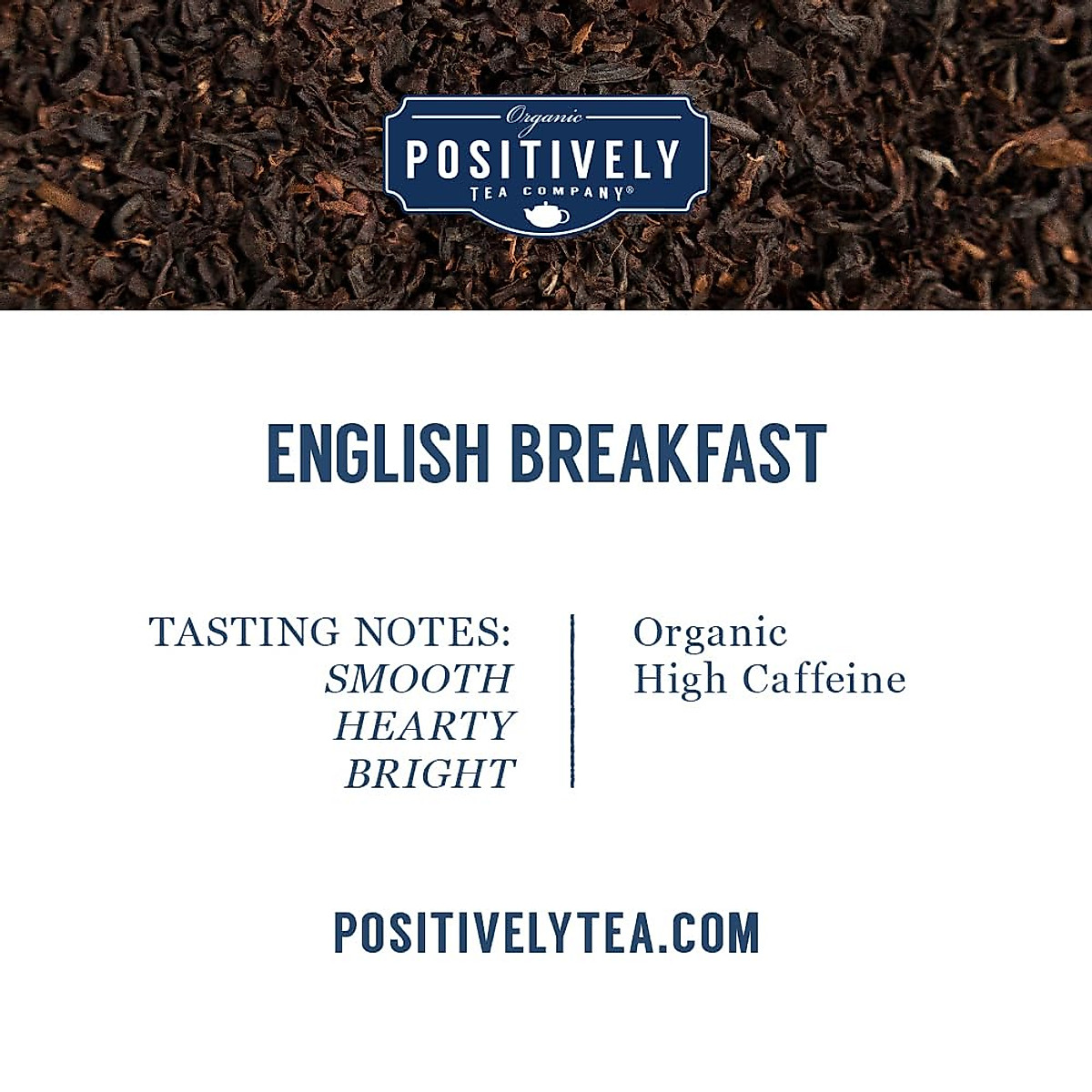 Organic Positively Tea Company, English Breakfast Black Tea, K-Cup Compatible, 24 Pods
