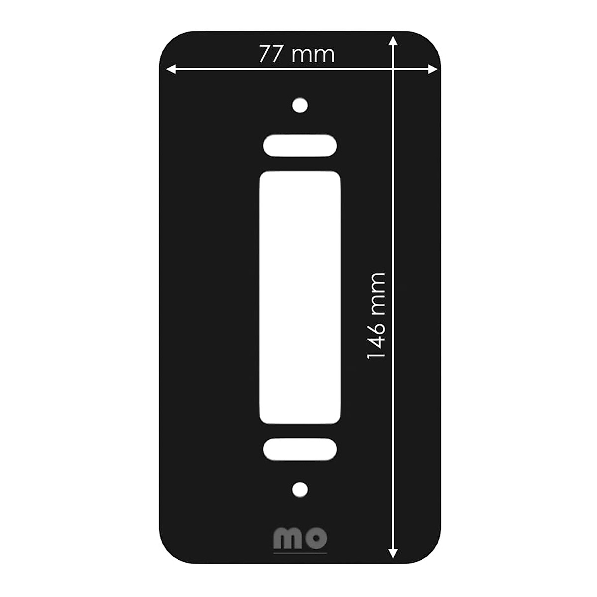 Mars Outpost Wall Plate Compatible with RingPro & Pro 2 Matt Finish Heavy Duty Perspex Plastic