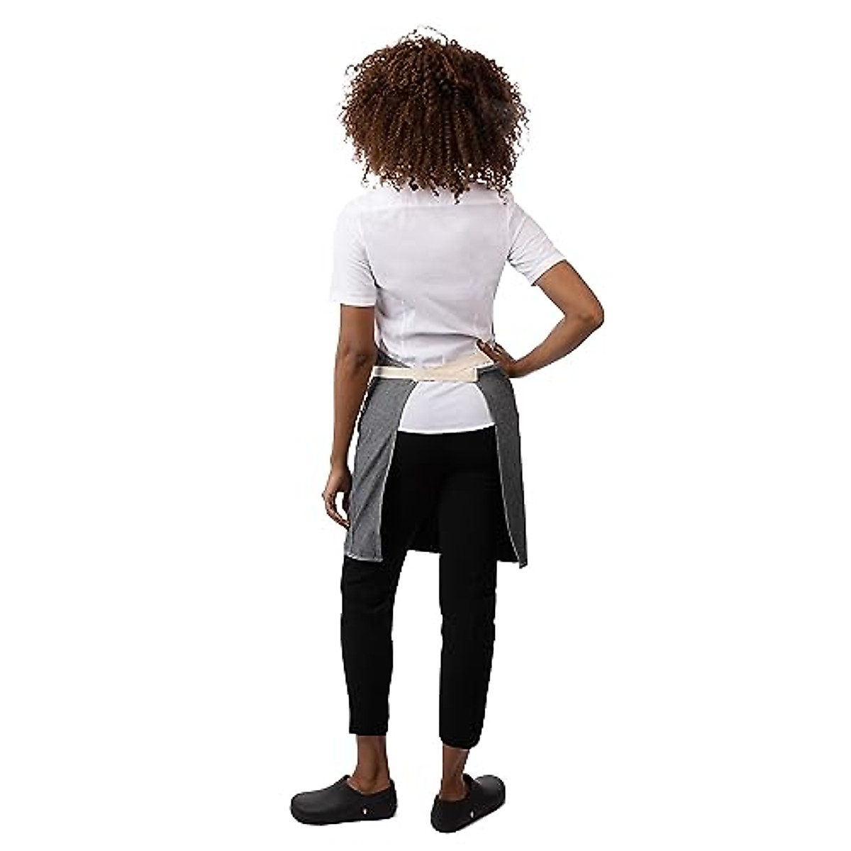 Chef Works Unisex Ridgewood Denim Apron, Stone Blu, One Size