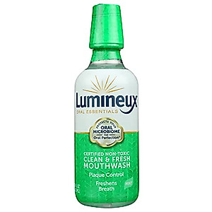 Lumineux Clean and Fresh Mouthwash, No Alcohol, Fluoride Free, SLS Free, Non Toxic, 16 Ounce (Pack of 1)