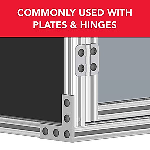 8020, 3342, 10 Series, 1/4-20 x 0.5 Inch 1/2 Inch Flanged Button Head Socket Cap Screw (FBHSCS) (25 Pack) Bolt Hardware Pack for 8020 Aluminum Extrusions