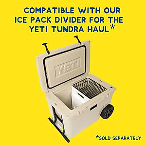 Cooler Basket for YETI Tundra Haul, YETI Roadie 48, and YETI Roadie 60 - Wire Cooler Rack for YETI Wheeled Coolers - Compatible with YETI Cooler Accessories, Cooler Dividers, and YETI Accessories