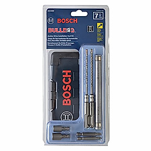 BOSCH HC2309 7-Piece Bulldog SDS-Plus Hex Drive Rotary Hammer Bit Anchor Drive Set