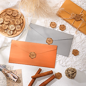 Roowest 100 Pcs Bee Adhesive Wax Seal Stickers Envelope Seal Stickers Vivid Bee Gold Stickers Vintage Wedding Invitation Stickers for Baby Shower Certificate Gift Birthday Christmas Party Supply