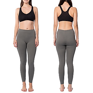 Sexy Basics Women's Cotton Spandex Racer Back Bra | 4 Way Stretch Pullover Workout Sport Bras (Multi-Pack)