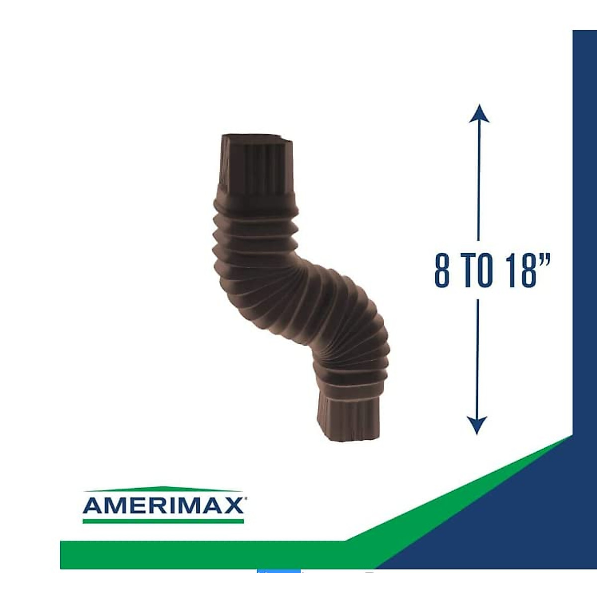 AMERIMAX HOME PRODUCTS FBA_3708419 Elbow, 2x3 Inch (Pack of 1), Brown|Brown