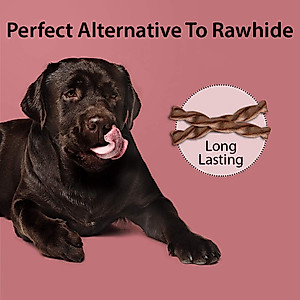 Emerald Pet 3 Bags of Piggy Twizzies, 8 Ounces, Dairy- Soy- Gluten- and Grain-Free Dog Chews3