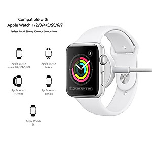 for Apple Watch Charger Cable Fast Compatible with iWatch Series SE 8 7 6 5 4 3 2 1（3.3FT/1M）