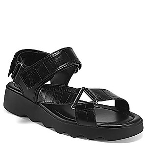 Aerosoles Women's Wave Sport Sandal, Black Croco, 8