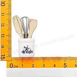 Odoria 1/12 Miniature Kitchen Utensils Baking Whisk Dollhouse Decoration Accessories