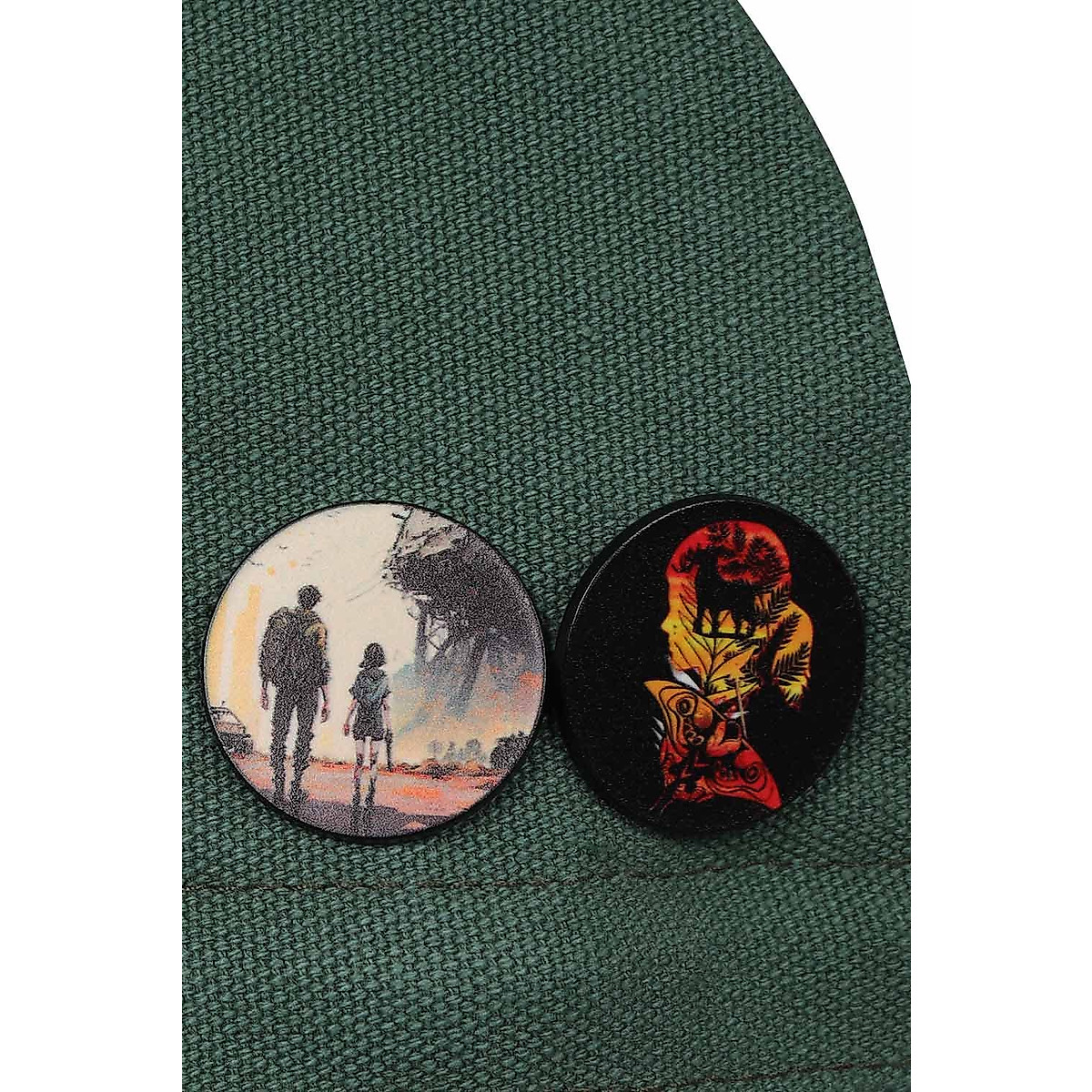 Verycos Adult Joel Miller Cosplay Bag Ellie Williams Backpack Vintage Canvas Bookbag Casual Travel Tactical Daypack