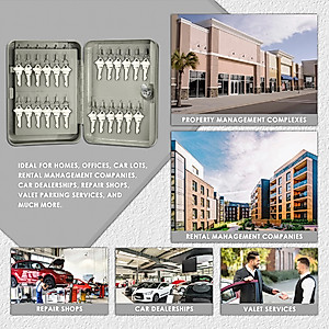 BARSKA 48 Position Key Safe, Beige, 7" x 3" x 10"