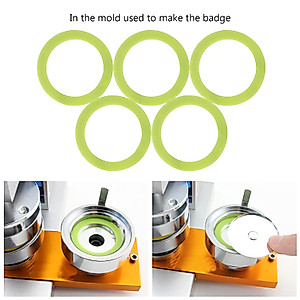 5PCS Badge Mold Gasket,Circle Cutter Button Maker Machine Gasket Badge Machine Gasket Badge Machine Die Matching Circle Cutter Button Maker Machine (37MM)