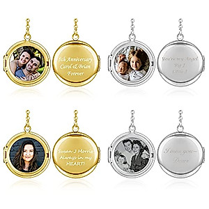Personalized Master Metal Photo Bookmark Feather Bookmark Custom Picture Locket Pendant for Men Women Readers Book Worms Birthdays Christmas Valentine's Day Memorial Gift Silver 1pc
