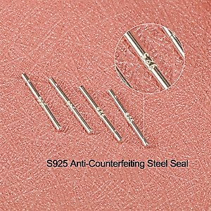 EOKOW Ear Piercing Gun Kit Reusable Ear Percinging Tool Professional Body Nose Lip Earrings Set With Stainless Steel Studs Silver Sticks For Salon Home Use…