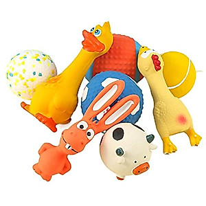 MBETA Pet Latex Toys Latex Rugby Football Sounding Toy bite-Resistant Vent pet Dog Toy