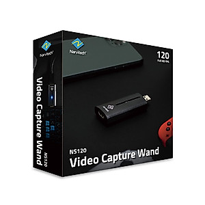 Narvitech NS120, External Capture Card. 120 FPS Capture, Stream and Record in 4K30 or 1080P120 with Ultra-Low Latency on PS5, PS4, Xbox Series X/S, Switch, in OBS and More, on PC and Mac.