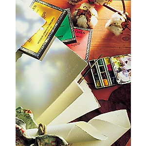 Arches A1795092 Bloc Enc 23x31 12H Aquarelle 100% Fine 300g Blanc NAT, White Natural