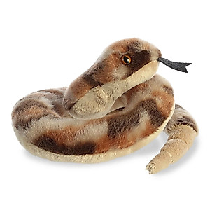 Aurora® Adorable Mini Flopsie™ Ruse Rattlesnake™ Stuffed Animal - Playful Ease - Timeless Companions - Brown 8 Inches