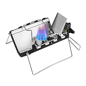 Portable Cassette Stove, Folding Camping Stove, Outdoor Camping Burner, Collapsible Camp Cooking Stove, 2600W Foldable Stainless Steel Camp Stove Camp Stove