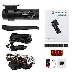 BlackVue DR900X-1CH with 32GB microSD Card | 4K UHD Cloud Dashcam | Built-in Wi-Fi, GPS, Parking Mode Voltage Monitor | LTE via Optional CM100 LTE Module