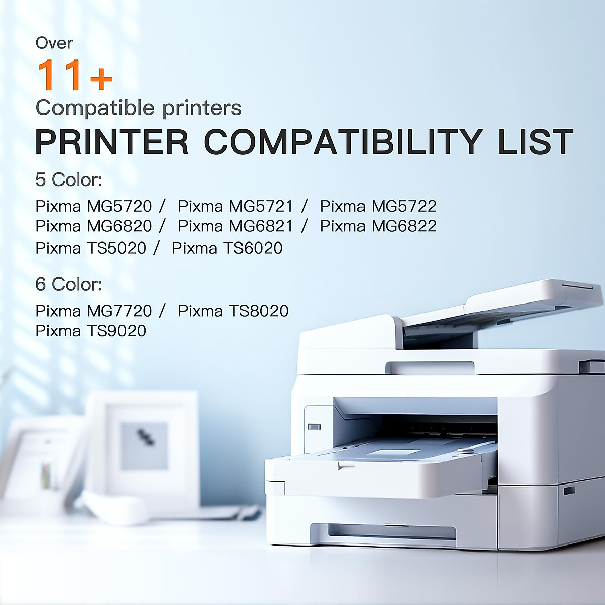 E-Z Ink Compatible Ink Cartridge Replacement for Canon PGI-270XL CLI-271XL PGI 270 to use with PIXMA TS9020 TS8020 MG7720 (2 Large Black,2 Small Black,2Cyan,2 Magenta,2 Yellow,2 Gray) 12 Pack